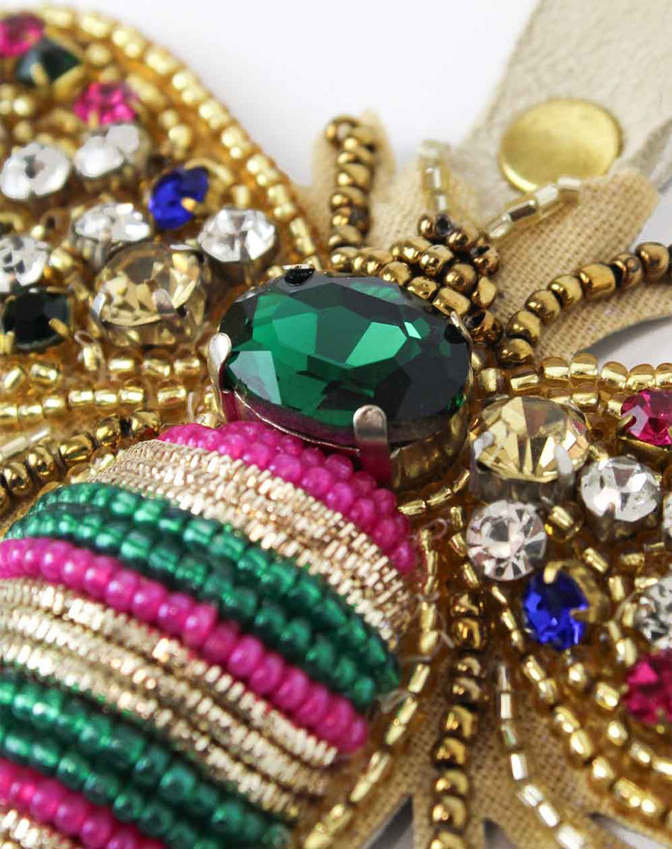 My Doris - Jewelled Bee Keyring – Lilac Rose